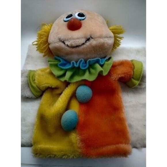 Dakin | Toys | R Dakin Vintage Clown Hand Puppet 1 Plush Stuffed Animal ...